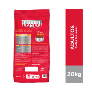 PODER CANINO 20 KG